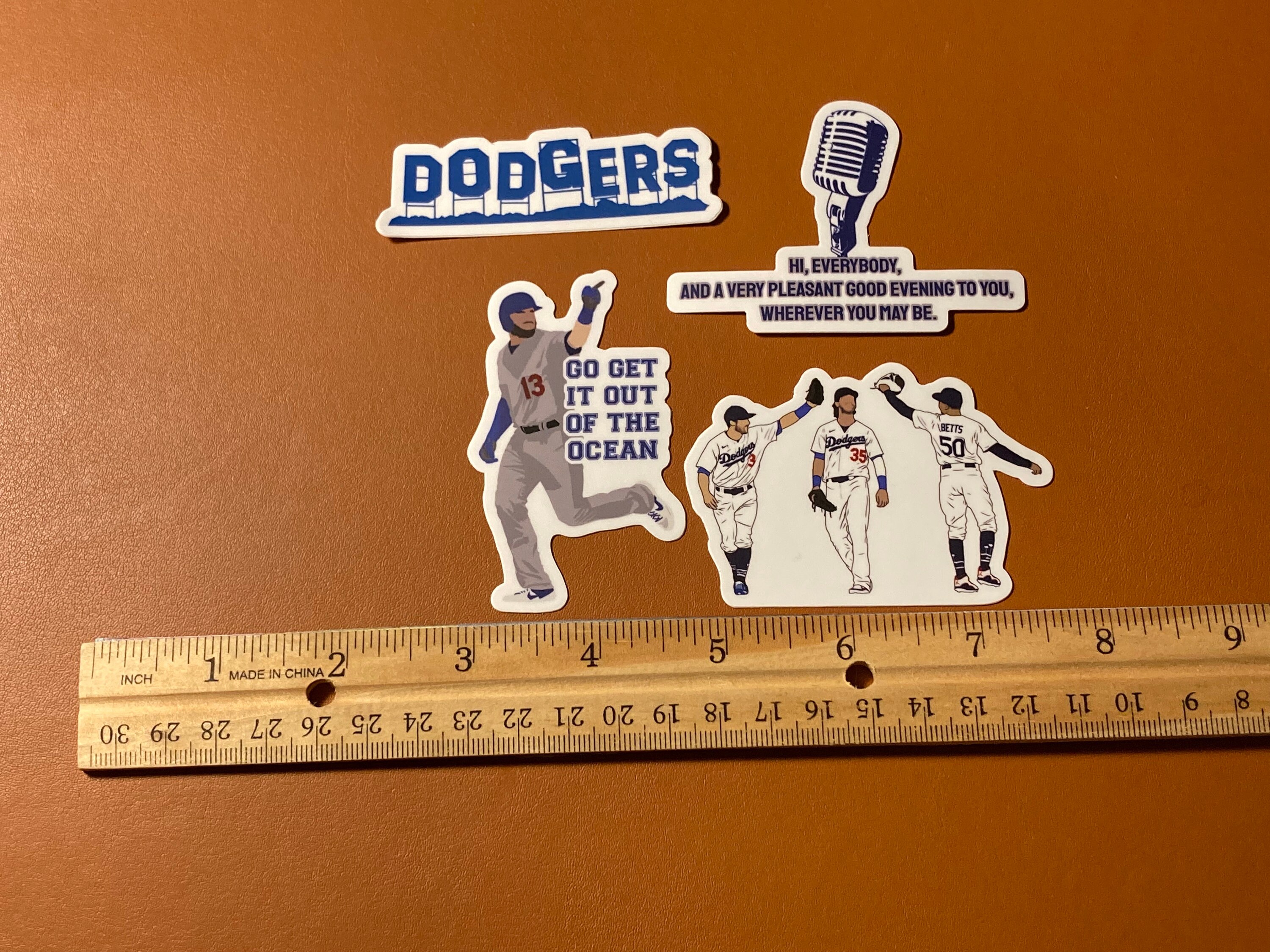 Dodgers Sticker Pack - Etsy