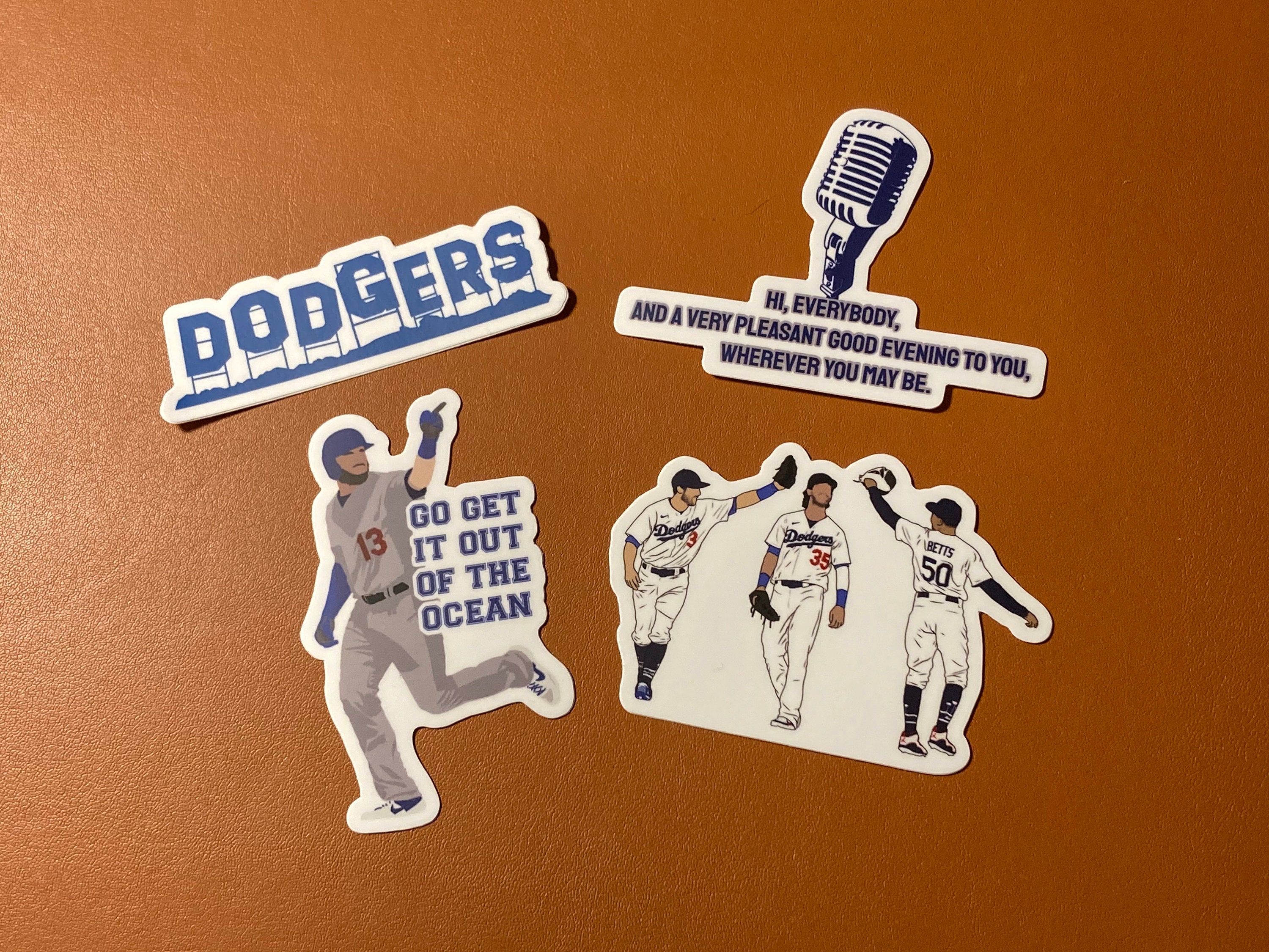 Dodgers Sticker Pack - Etsy