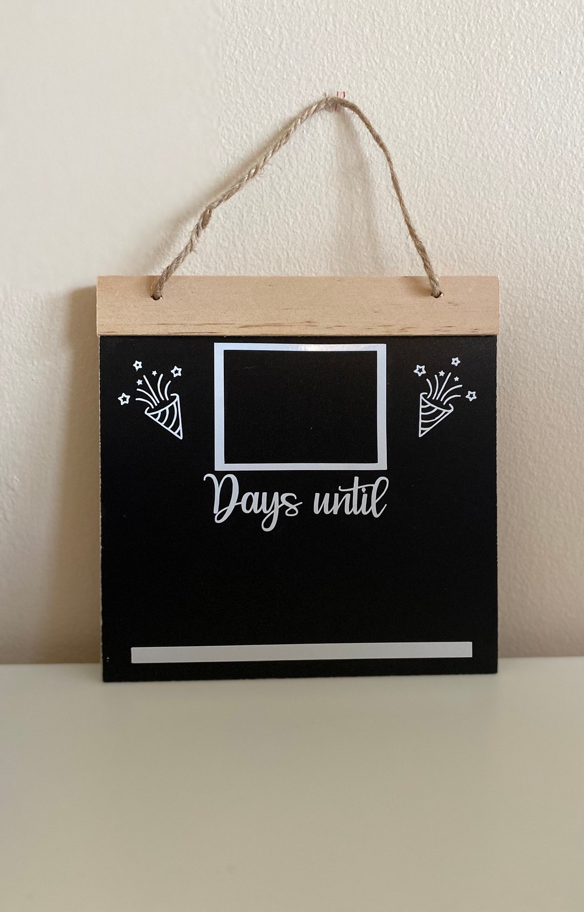Chalkboard Count Down. Days Until Count Down Chalkboard Custom - Etsy