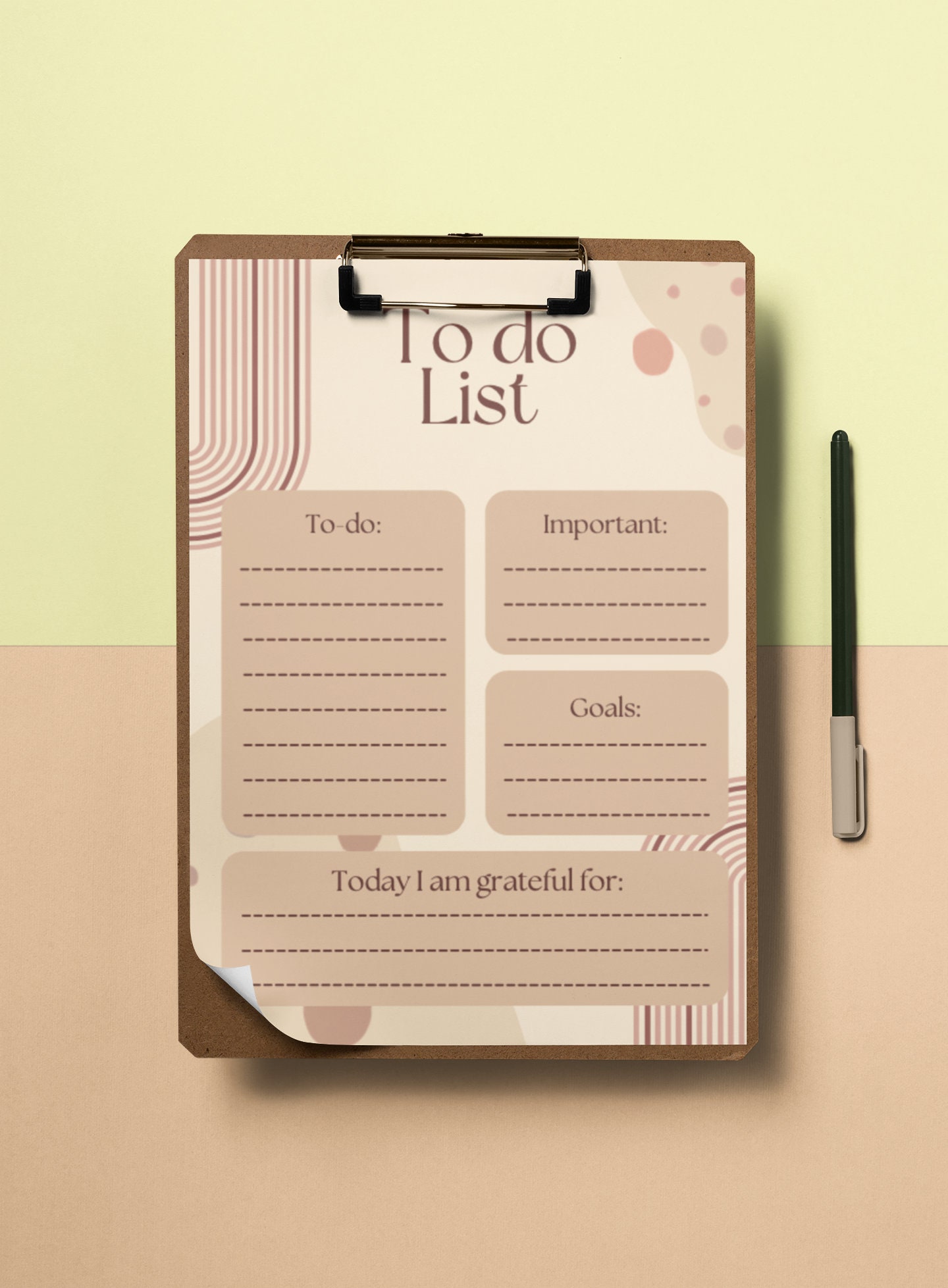 Daily to Do List Printable, Instant Download, Easy Productivity Planner ...