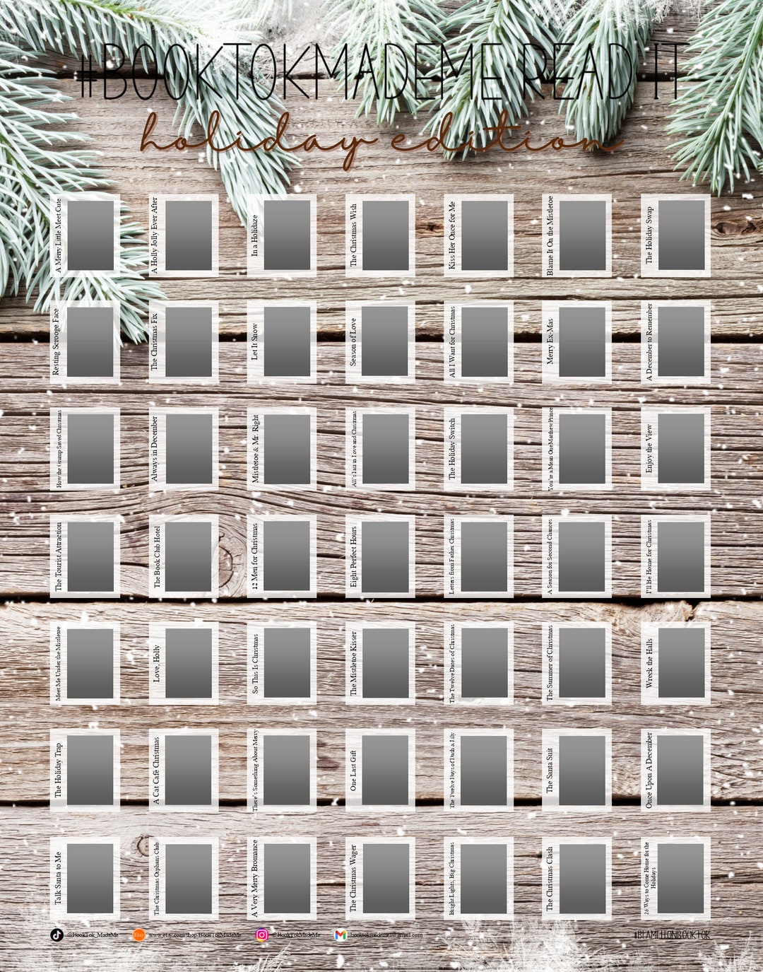 Booktok Poster - #booktokmademe Read It Mini Holiday Edition Scratch ...