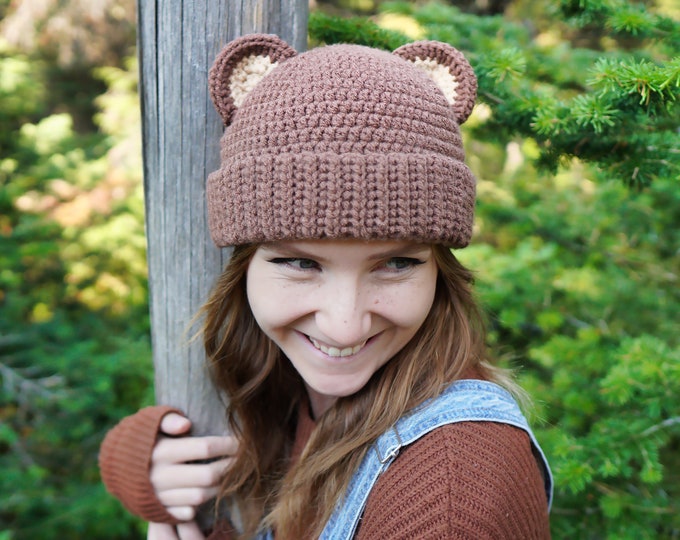 Crochet Bear Hat - Etsy