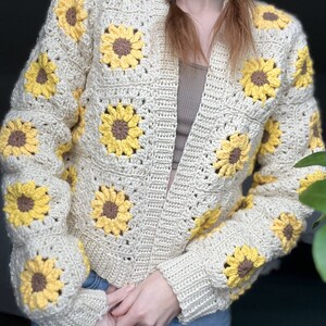 PDF Pattern Sunflower Cardigan - Etsy