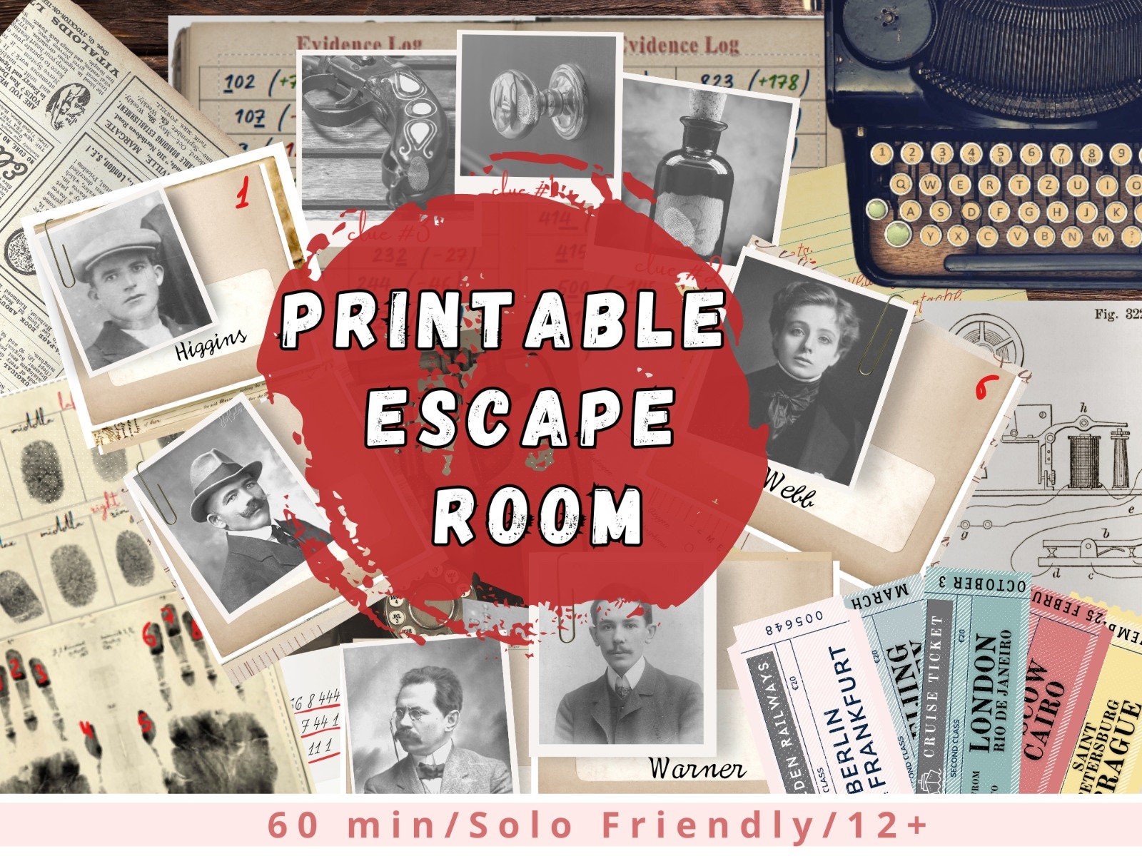 Escape Room Printable - Detective Game - Date Night Ideas – DIY ...