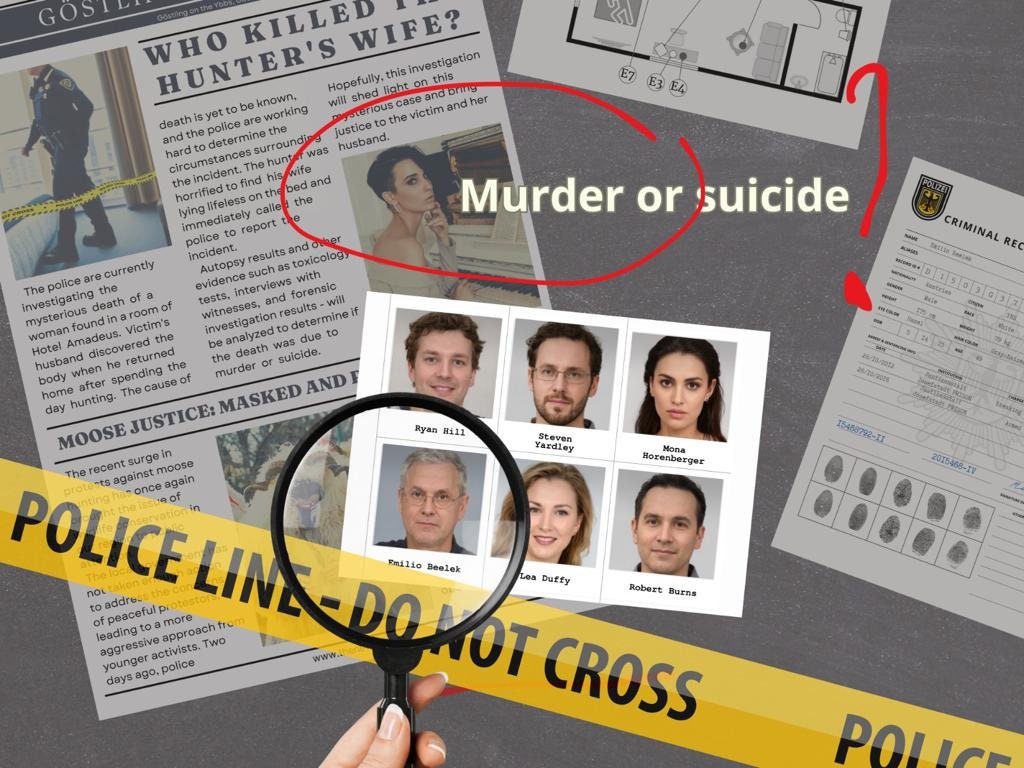 Murder Mystery Game Date Night Ideas Cold Case File - Etsy