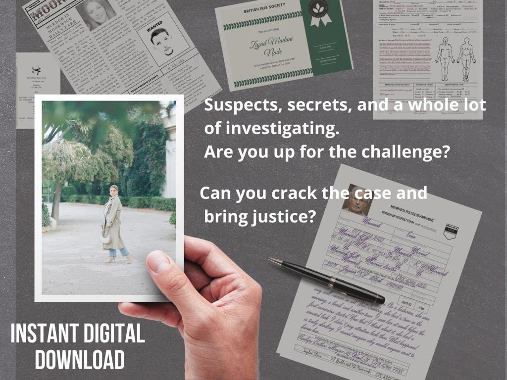 Printable Cold Case File Unsolved Murder Mystery Party Game - Etsy Canada