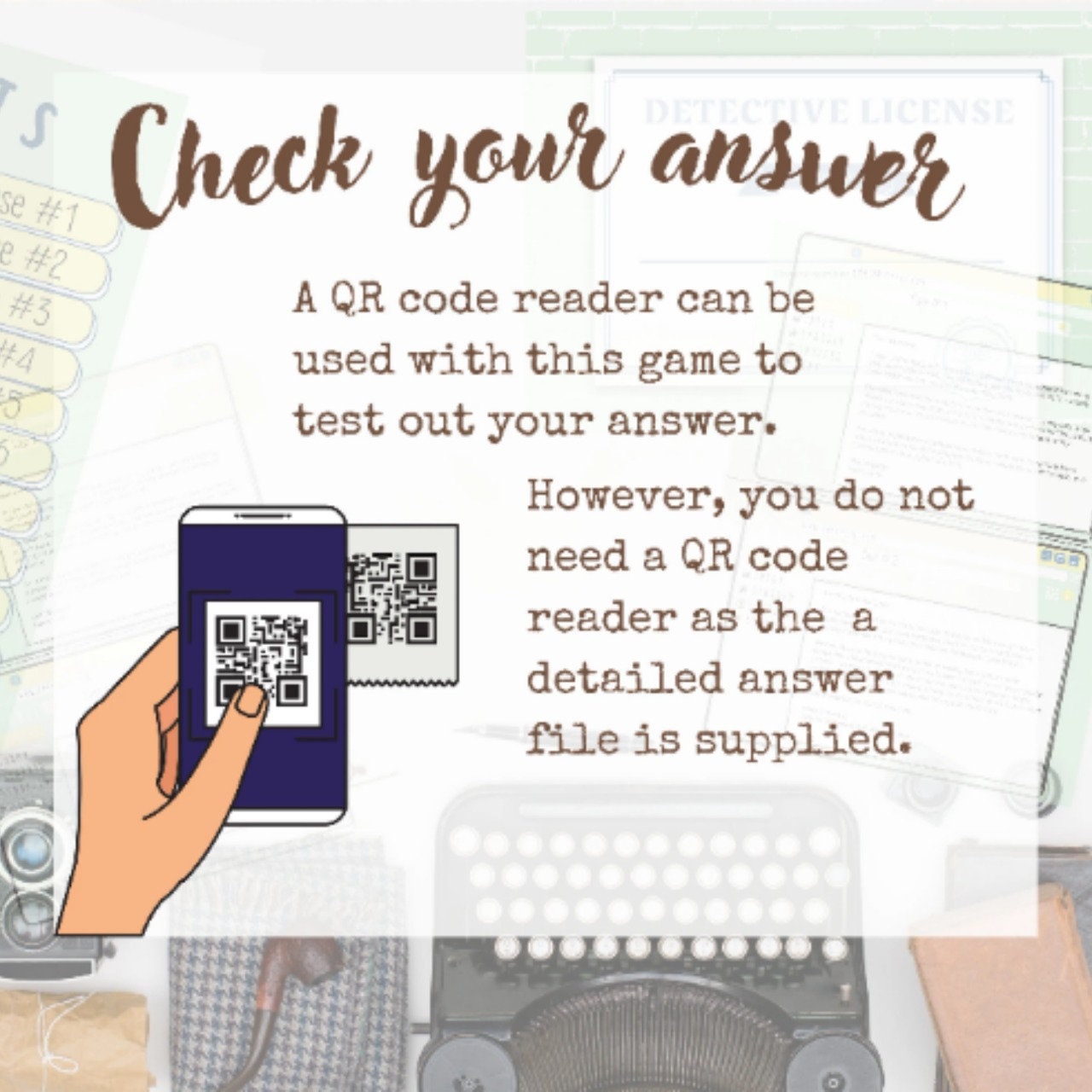 Printable Detective Game for Kids Party - Mystery Investigation Logic ...