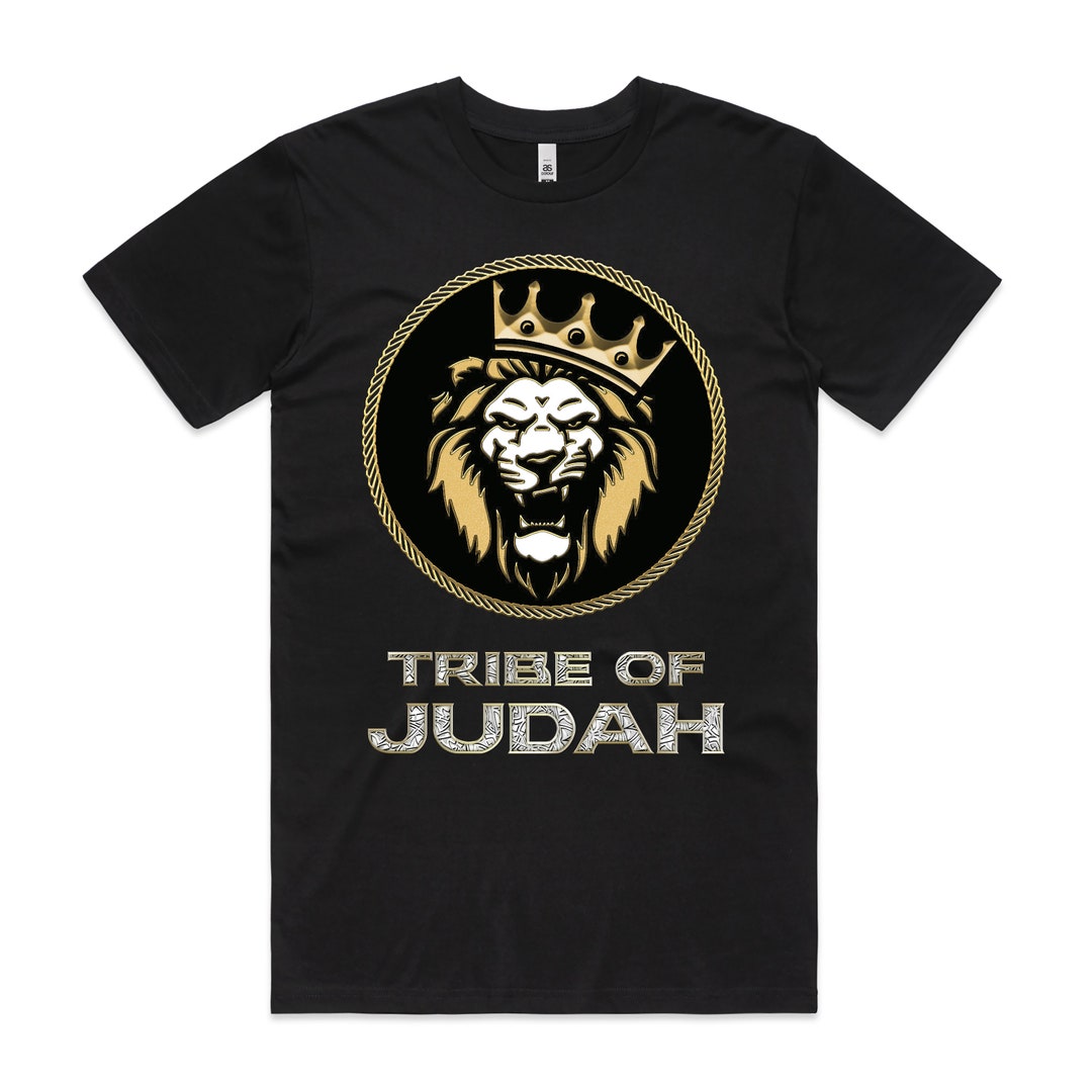 Hebrew Israelite T Shirt Lion of Judah 12 Tribes Hebrew Clothing Hebrew ...