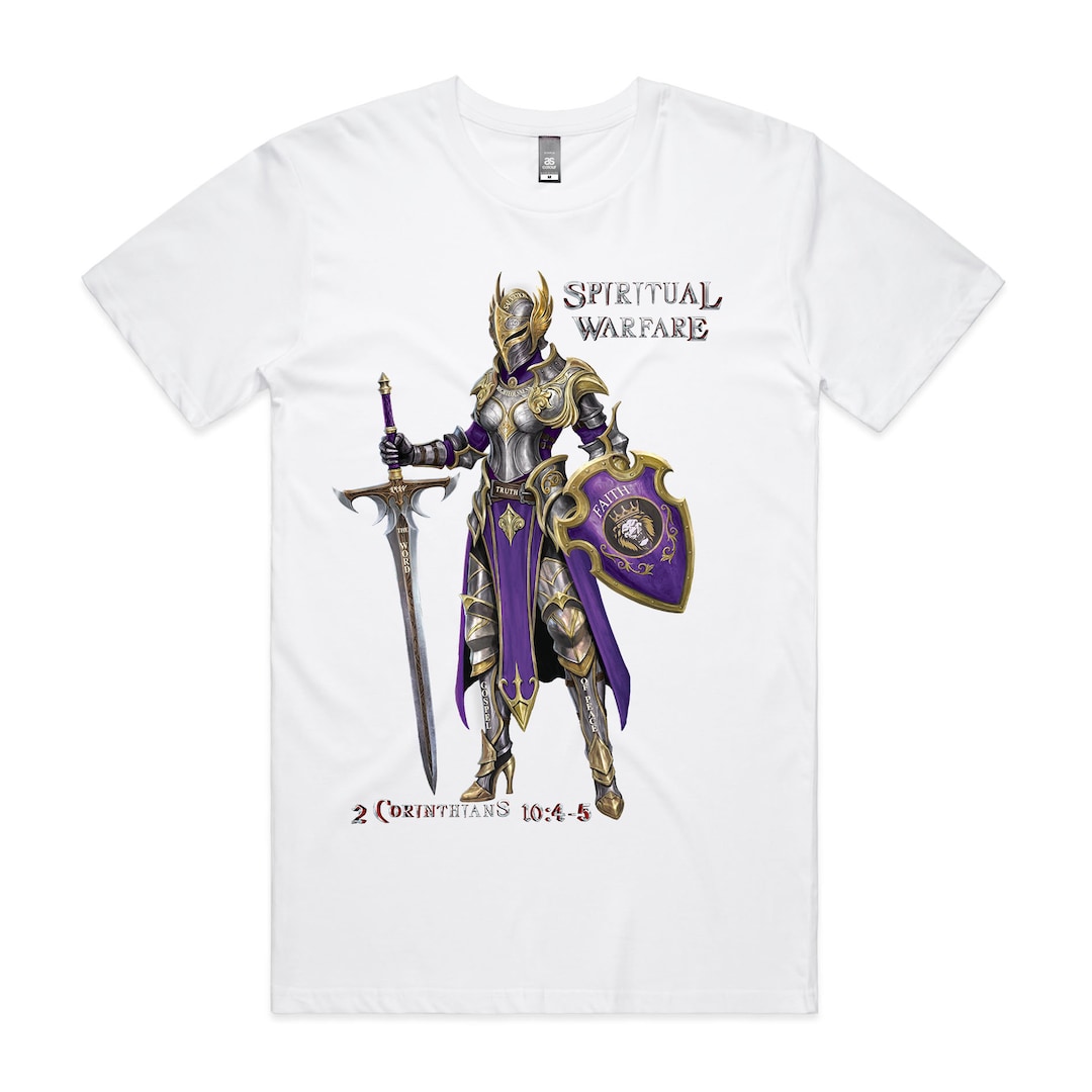 Spiritual Warfare Shirt, Full Armor of God Shirt, Whole Armor of God T ...