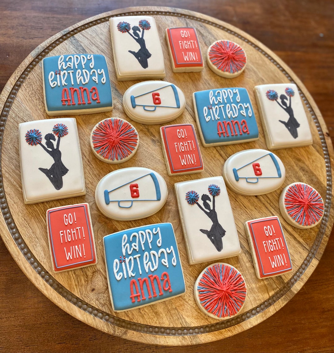 Cheerleader | Birthday Cookies - Etsy