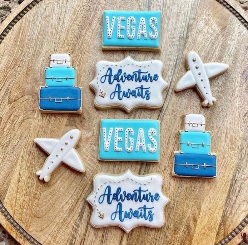 Adventure Awaits Travel Cookies - Etsy