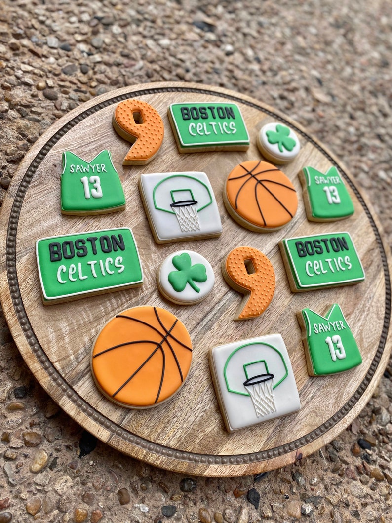 Basketball Birthday Cookies - Etsy