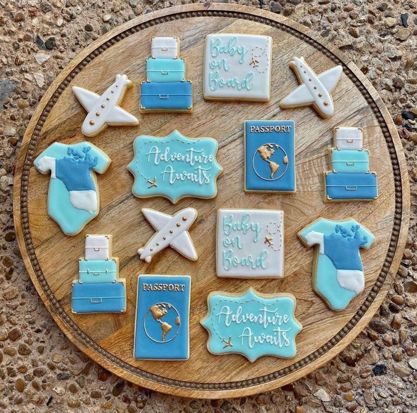 Adventure Awaits Baby Shower Cookies - Etsy