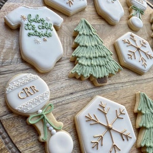 Baby It’s Cold Outside | Winter Baby Shower Cookies - Etsy