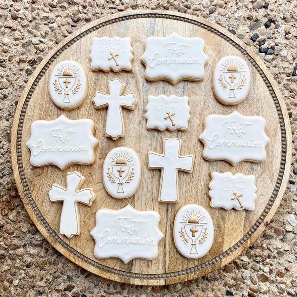 Communion Cookies - Etsy