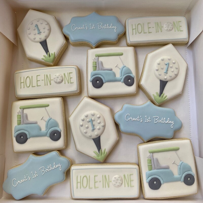 Golf Themed Cookies - Etsy
