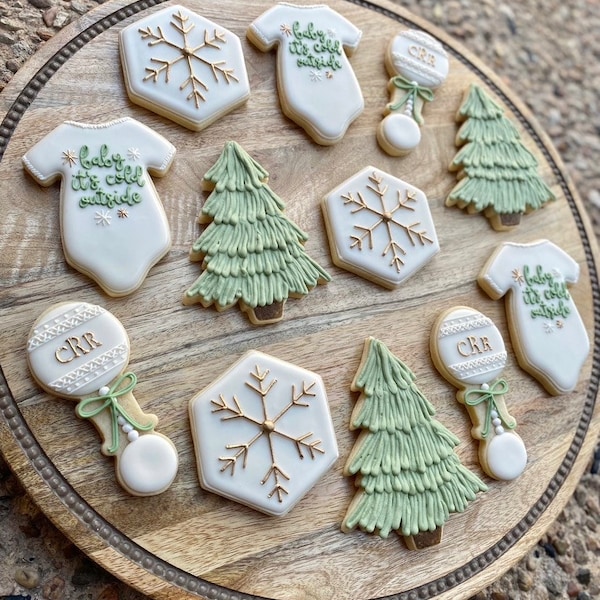 Baby Its Cold Outside Baby Shower Cookies - Etsy