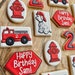 Fire Trucks | Firefighter Cookies - Etsy