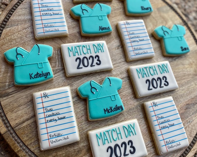 Med School Cookies/ Graduation Cookies/ Medical School/doctors Sugar ...