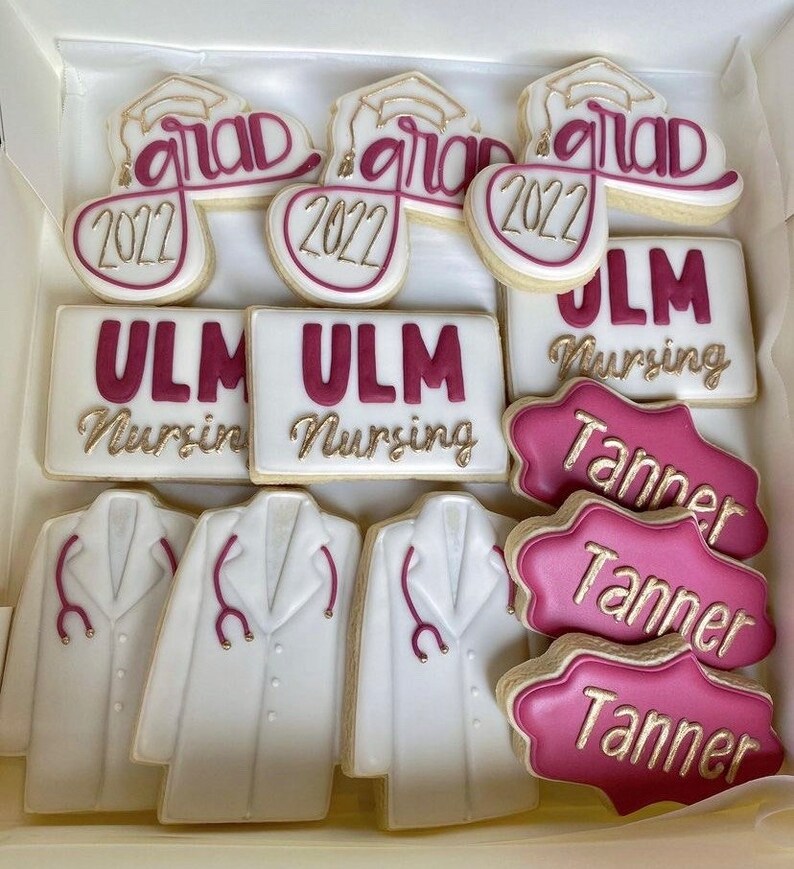Nursing School Graduation | School Cookies - Etsy