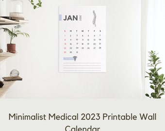 Medical Wall Calendar - Etsy