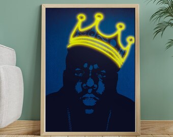 Notorious Big Stencil - Etsy