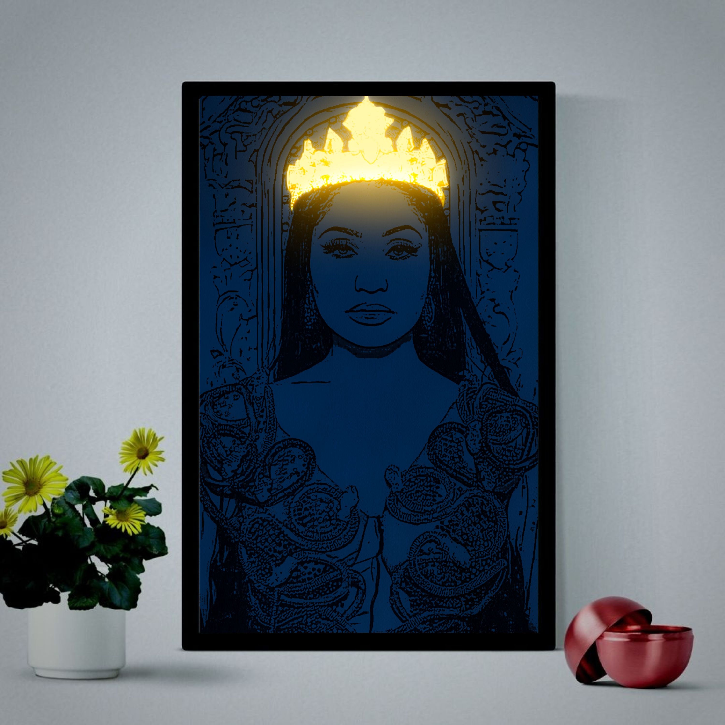 Nicki Minaj Neon Art Print, Street Art Poster (digital Download) - Etsy