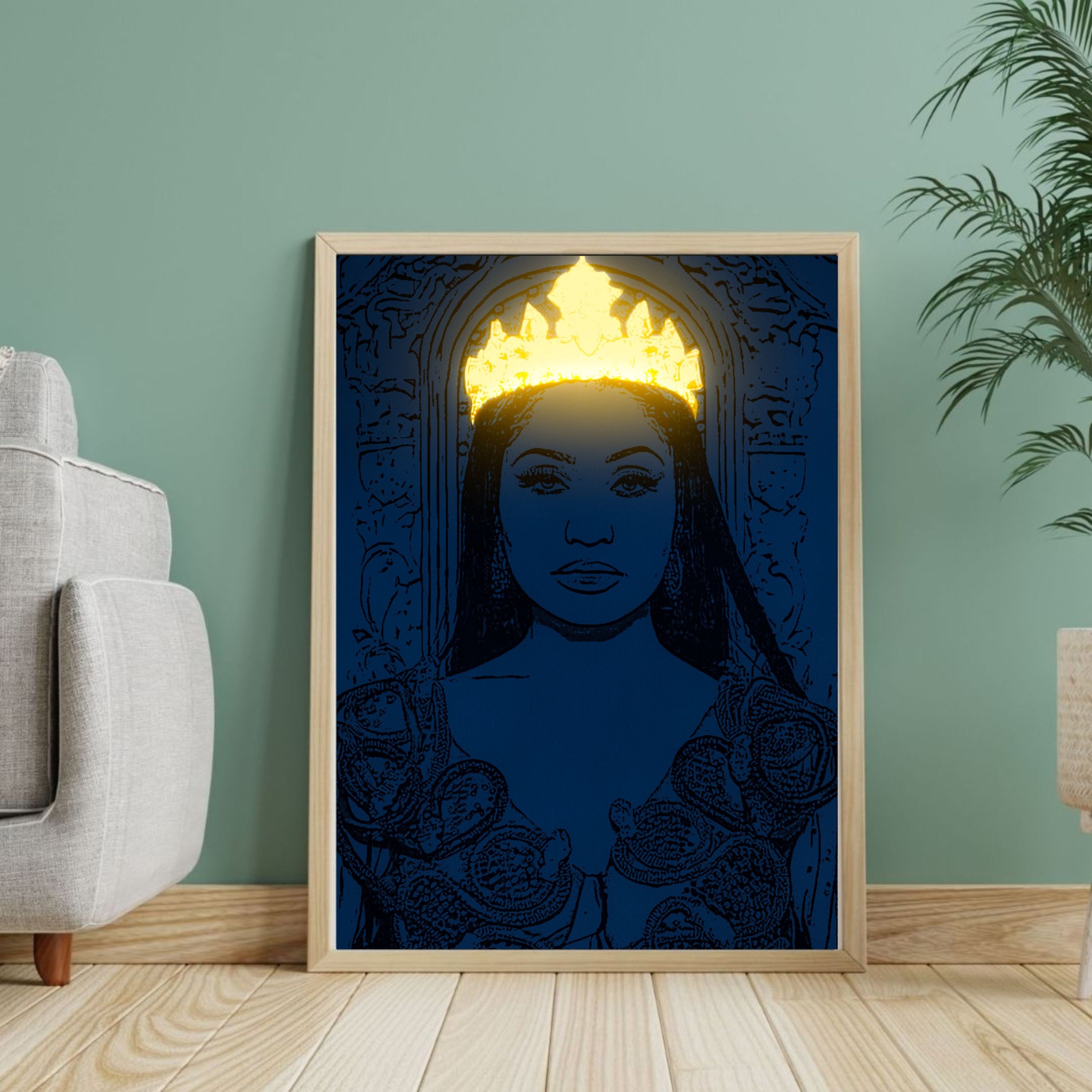 Nicki Minaj Neon Art Print, Street Art Poster (digital Download) - Etsy