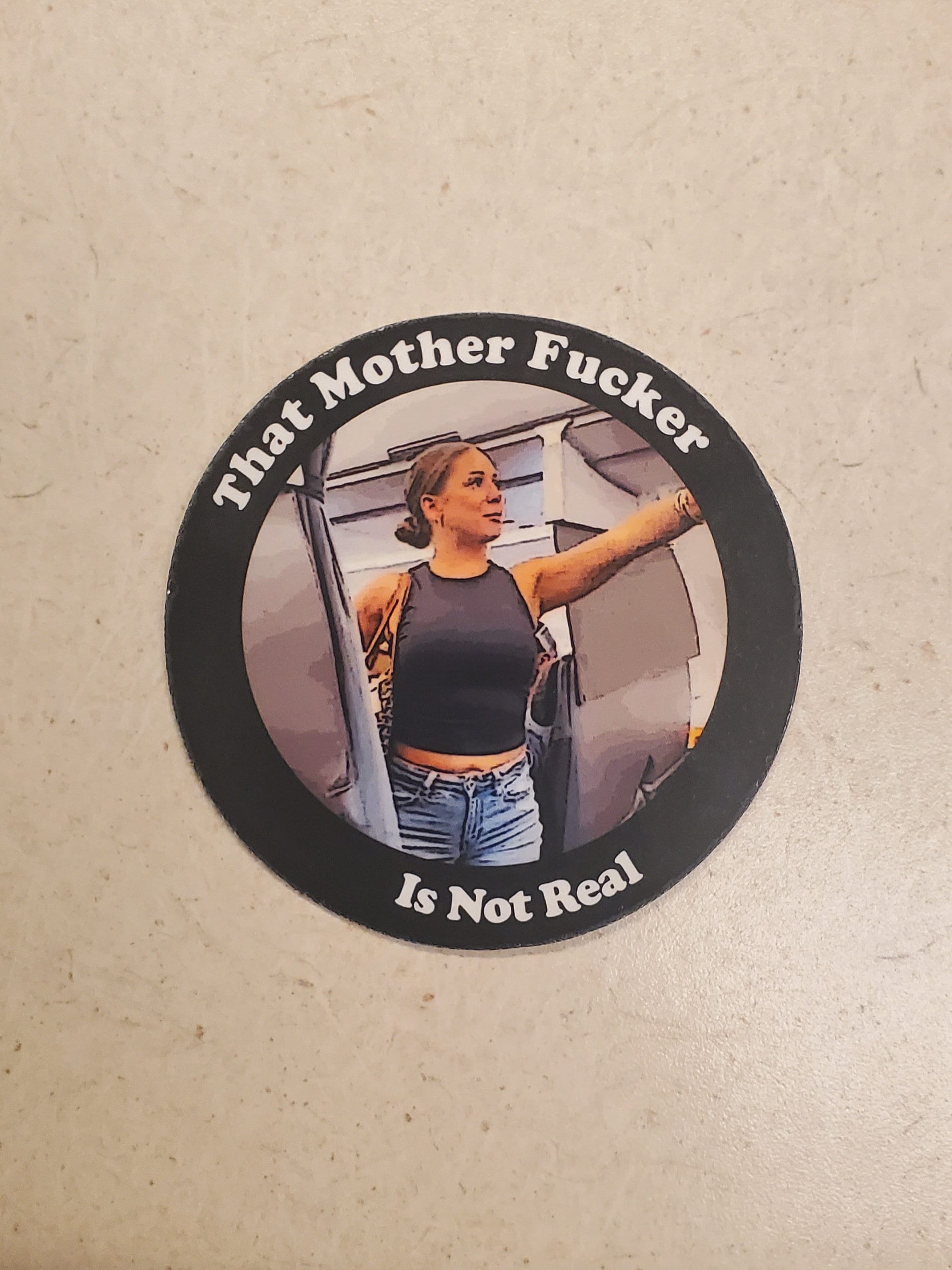 That MF is Not Real Sticker! - Etsy