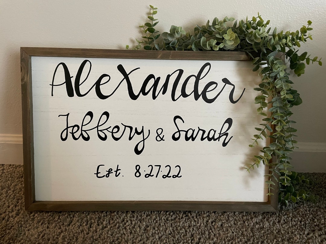 Custom Sign - Etsy