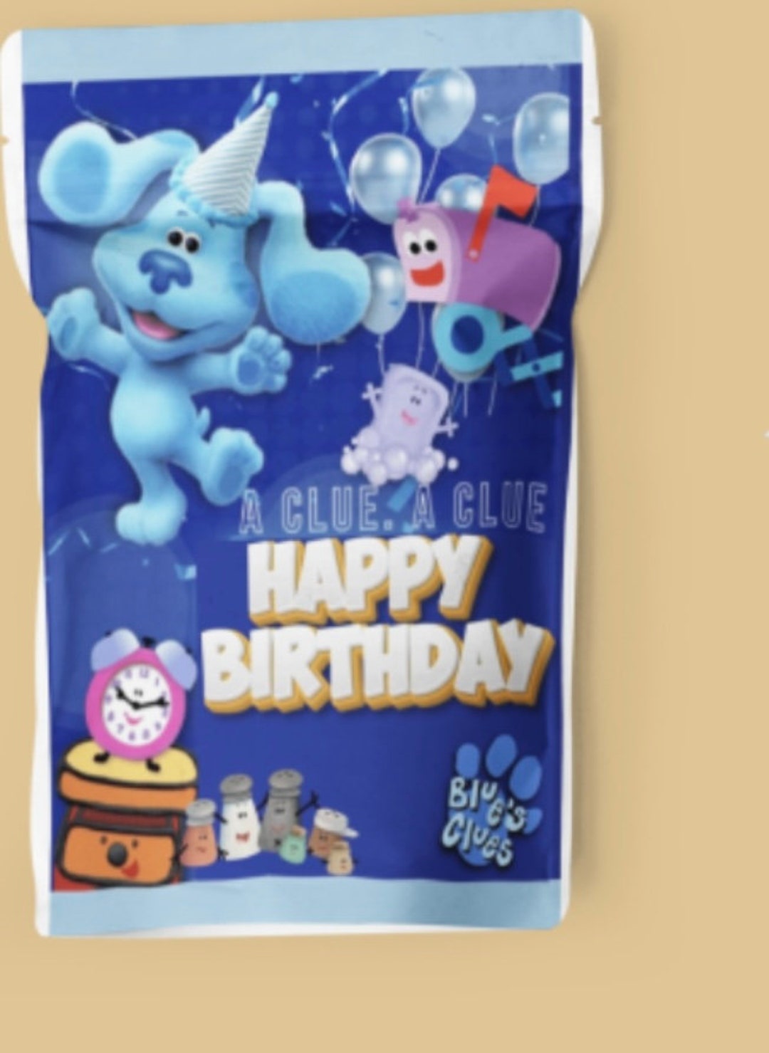 Blues Clues Capri Sun Label - Etsy