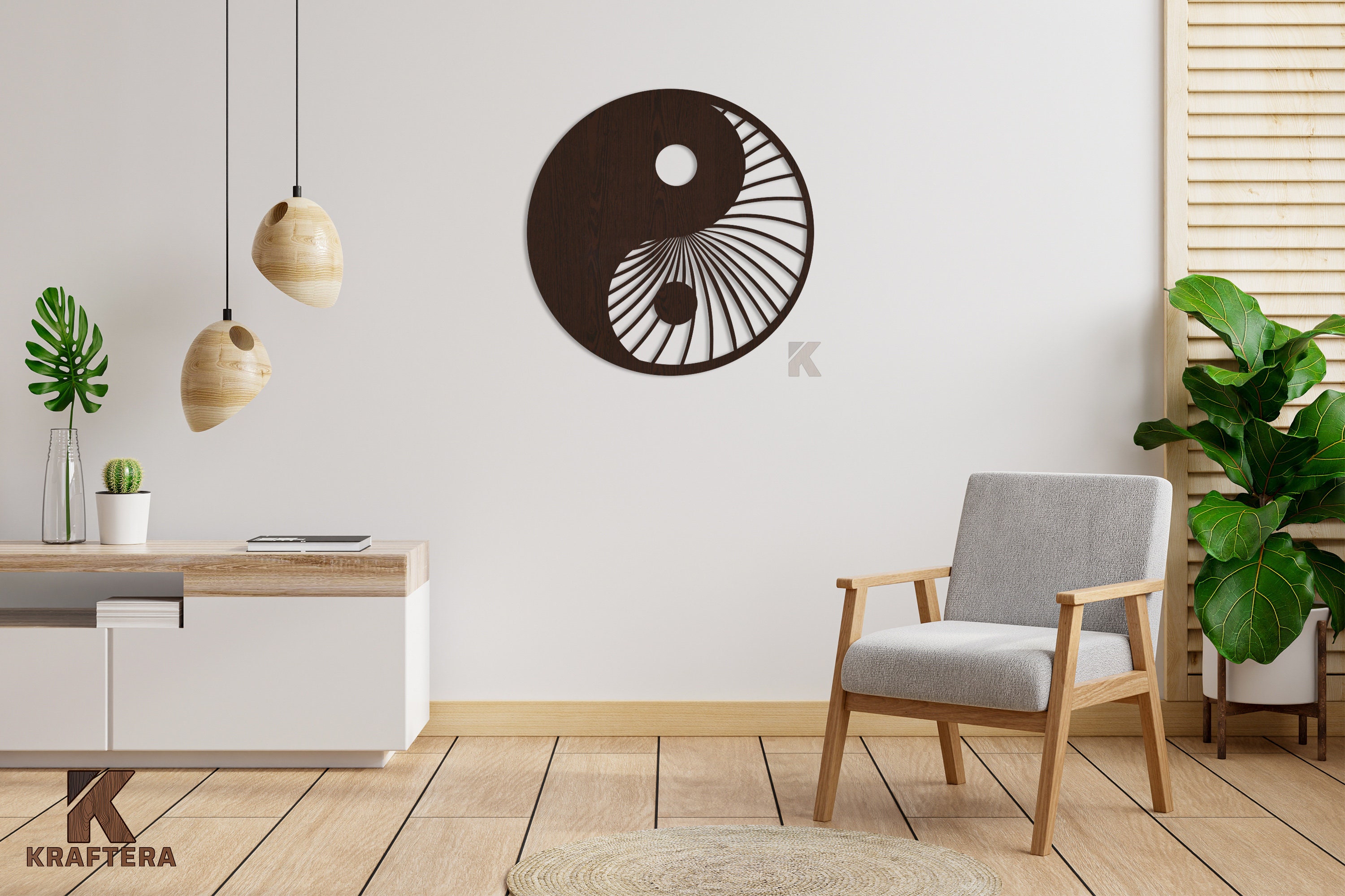 Yin Yang Wall Art Yin Yang Wall Decor Ying Yang Wood Decor Wood Wall ...
