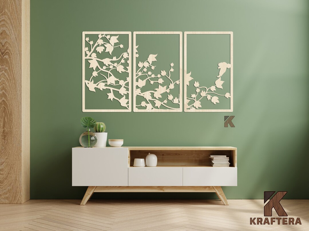 Tree Branches Wall Decor Tree Wood Decor Wood Wall Art Wooden ...