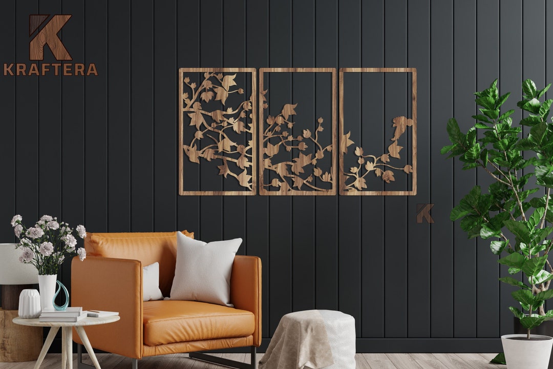 Tree Wall Art - Tree Branches Wall Decor - Wood Decor - Wood Wall Art ...