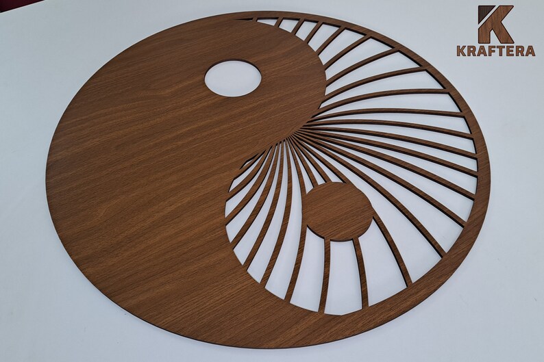 Yin Yang Wall Art Yin Yang Wall Decor Ying Yang Wood Decor Wood Wall ...