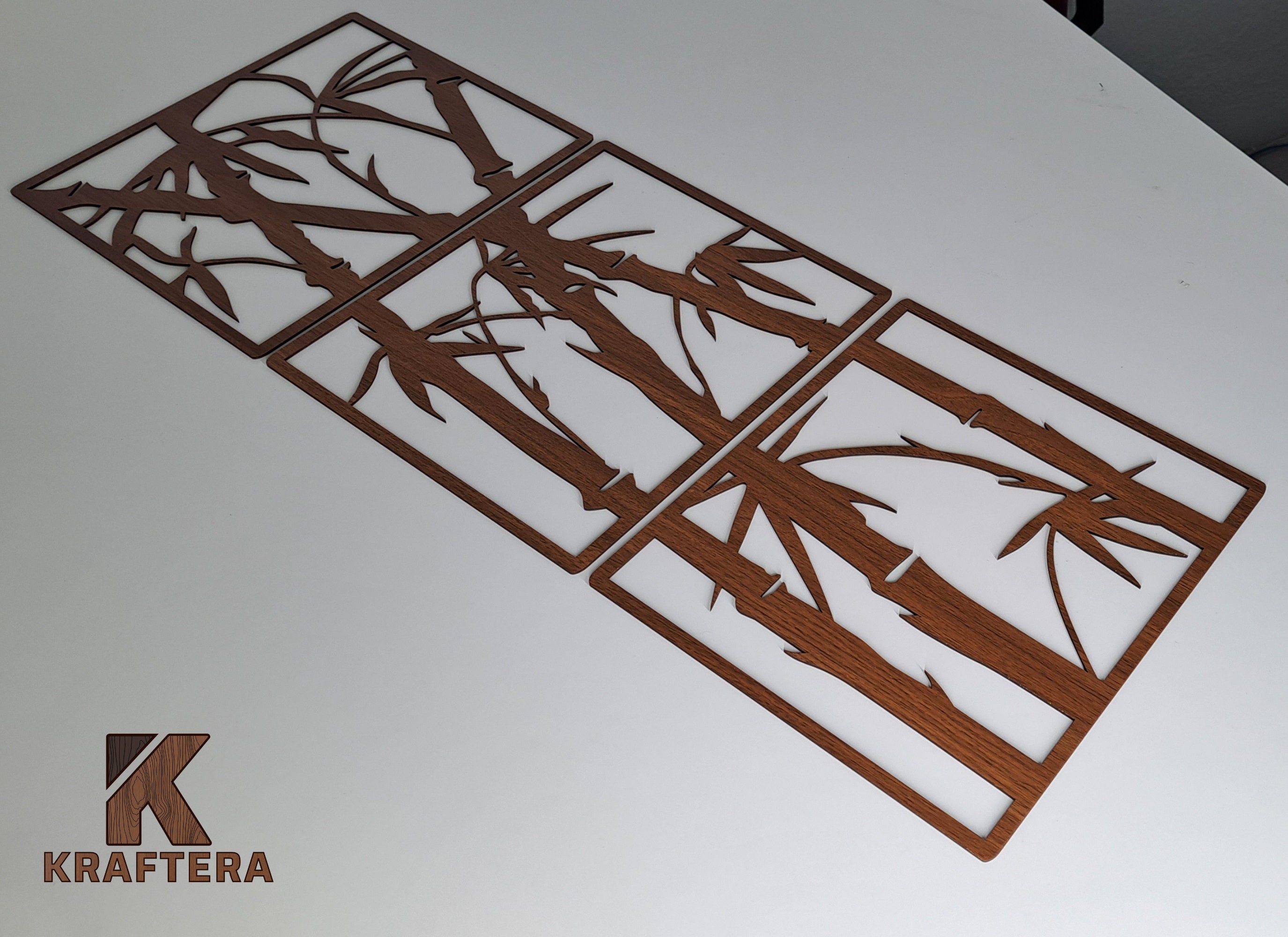 Bamboo Wood Decor Bamboo Wall Art Tree Wall Decor Wood - Etsy