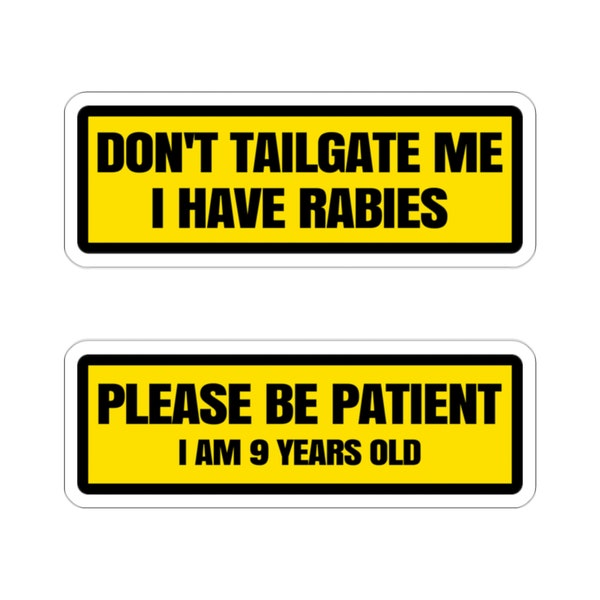Rabies Car Decal - Etsy