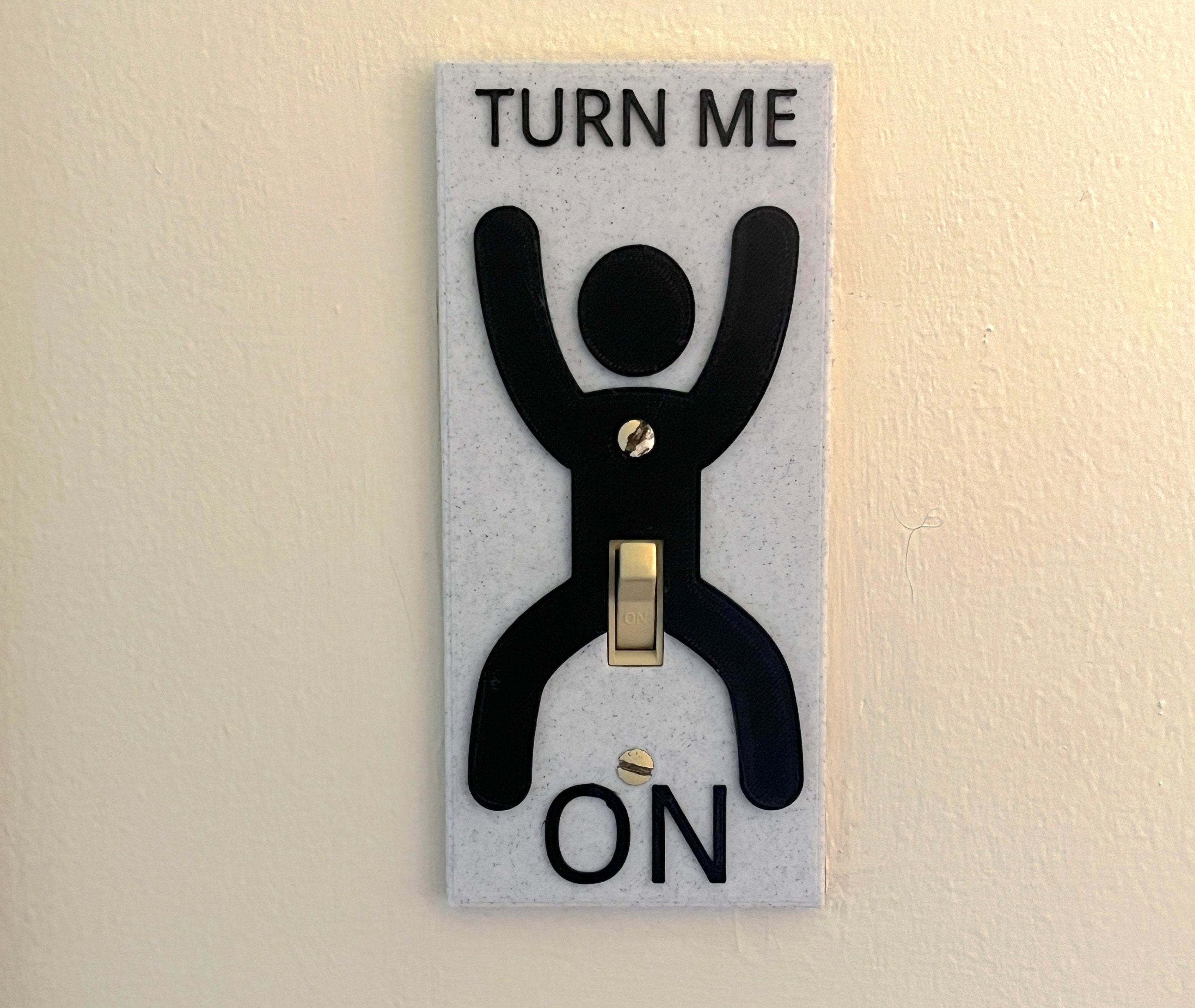 Naked Man Light Switch Plate - Funny Gag Gift - Etsy