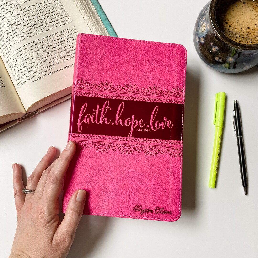 NIV Bible for Teen Girls - PERSONALIZED - Pink - Includes Custom ...