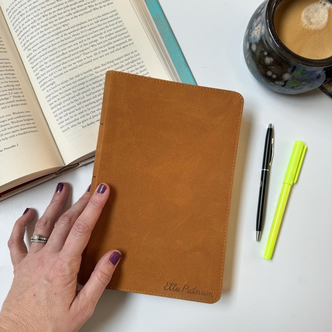 CSB Suede Soft Bible - PERSONALIZED - Light Brown - Includes Custom ...