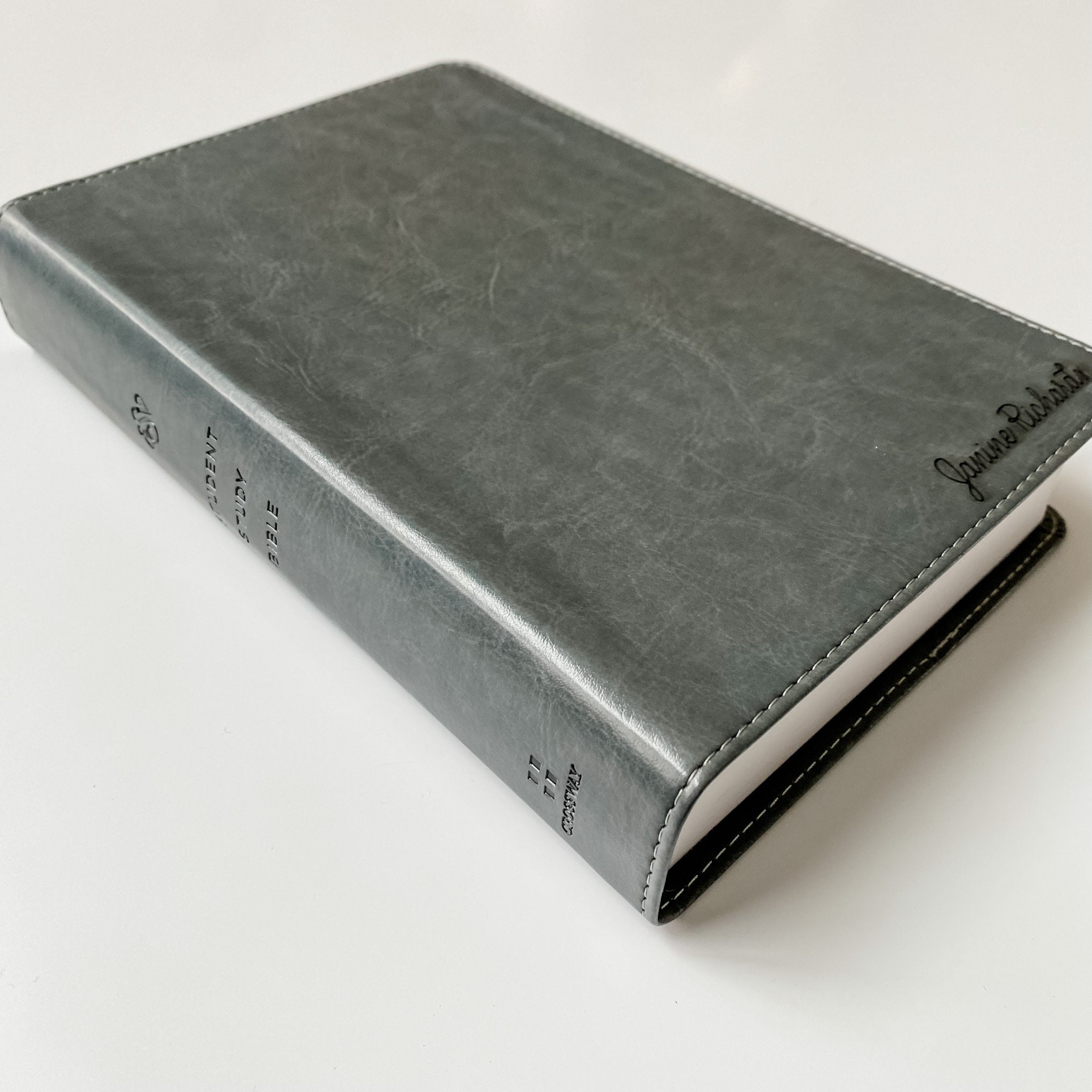 ESV Student Study Bible PERSONALIZED Gray Includes - Etsy