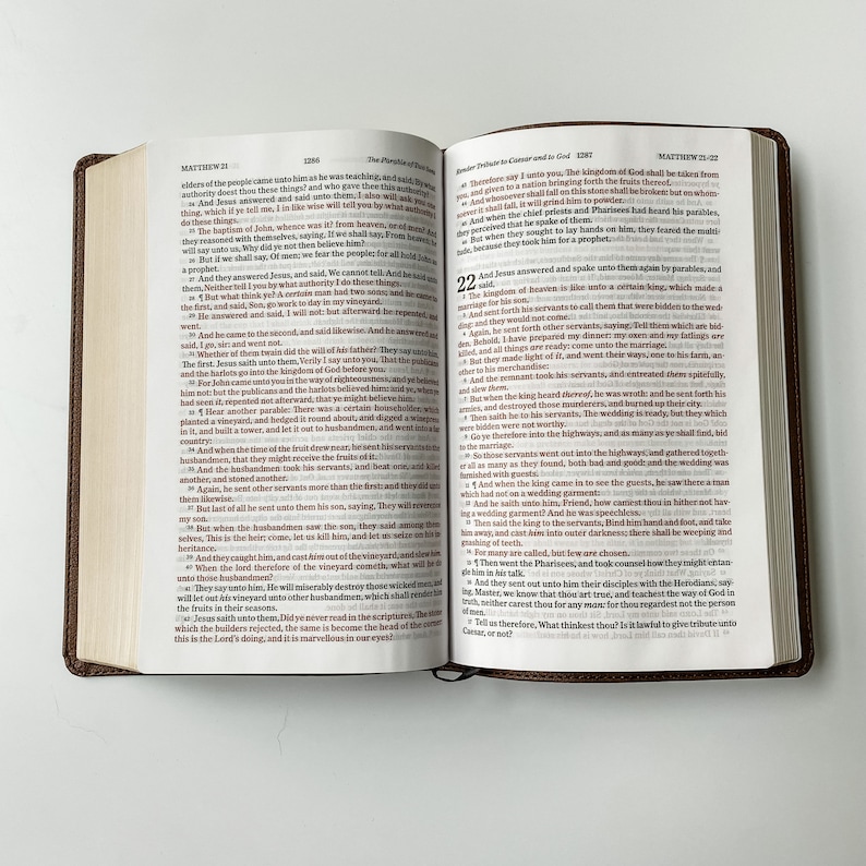 KJV Bible PERSONALIZED Brown Includes Custom Engraved - Etsy