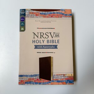 NRSV Bible With Apocrypha (catholic) - PERSONALIZED - Brown - Includes ...