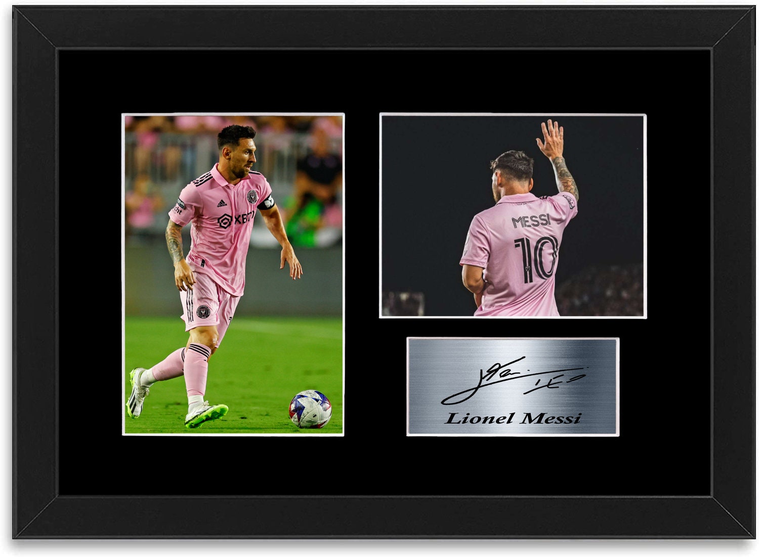 Lionel Messi Football Player 2023 Miami Signed Autograph Poster for ...
