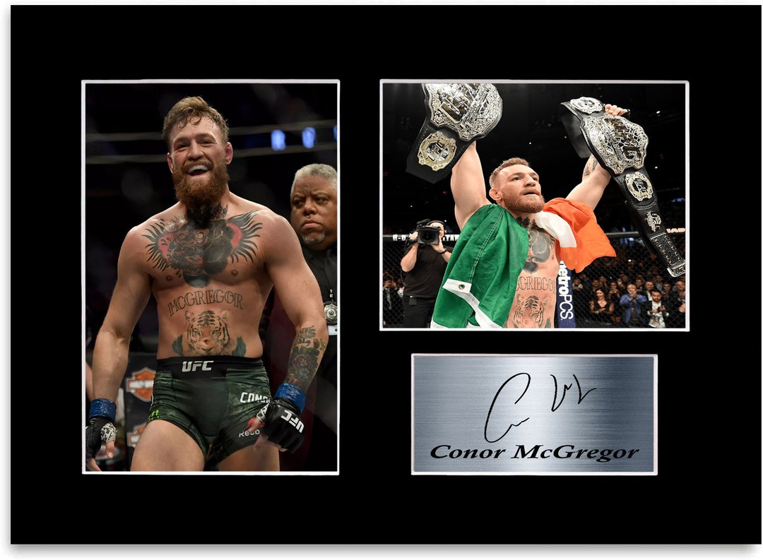 Conor Mcgregor MMA Fighter Champion Signed Printed Gifts Autograph ...