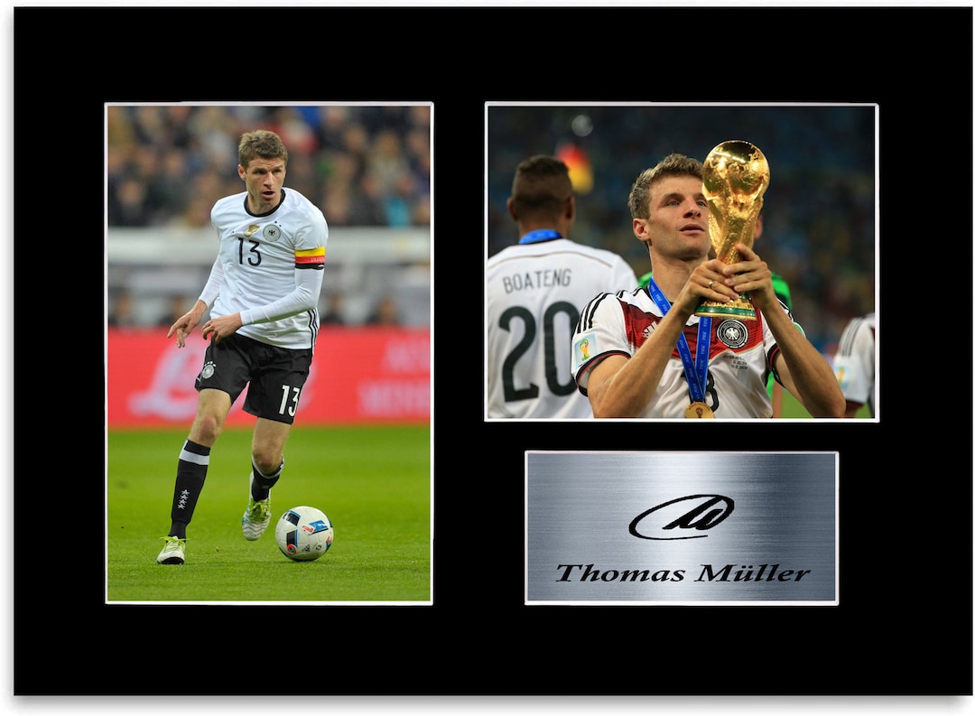 Thomas Müller Germany Football Player Signed Printed Gifts Autograph ...