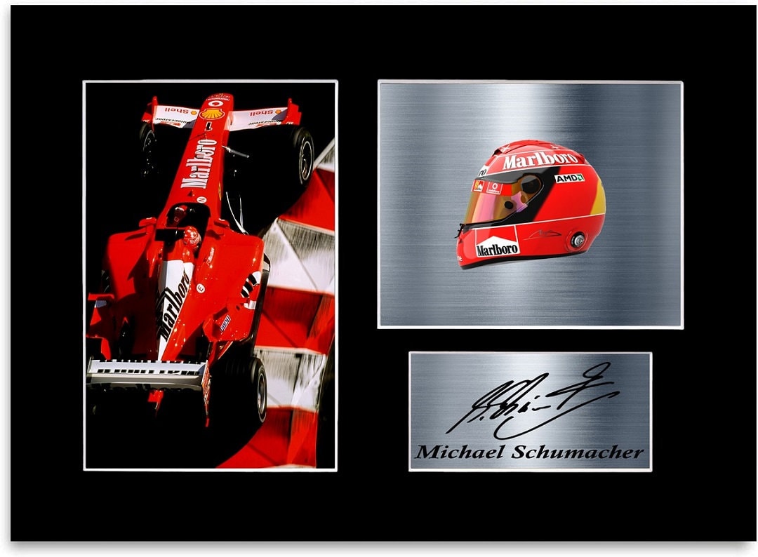 Michael Schumacher 7 Times F1 World Champion Signed Printed Gifts ...