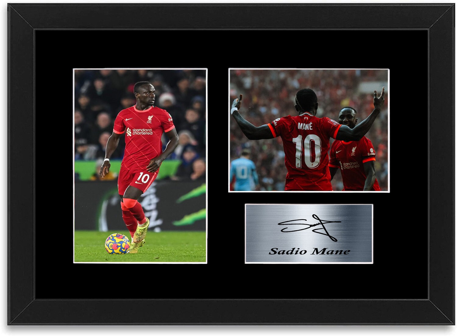 Sadio Mane Liverpool Signed Printed Gifts Autogramm Poster für ...