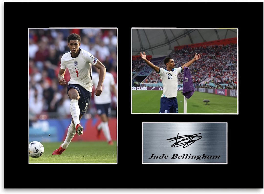 Jude Bellingham Signed Printed Gifts Autograph Poster for Football Fans ...