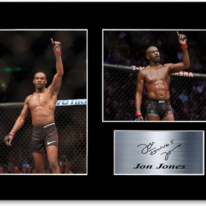 Jon Jones MMA Champion Fighter Signed Printed Gifts Autograph Poster ...